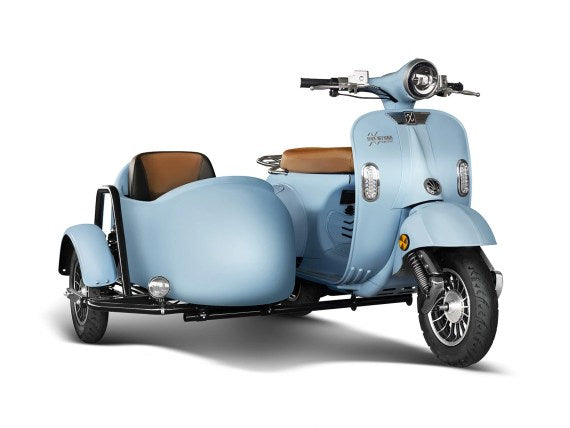 Aventura-X Electric Scooter with Sidecar – 2900W, 30 MPH, Eco-Friendly ...