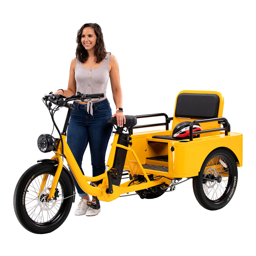 Oh Wow Cycles Conductor Plus Rickshaw Cargo Electric trike – E-Wheel ...