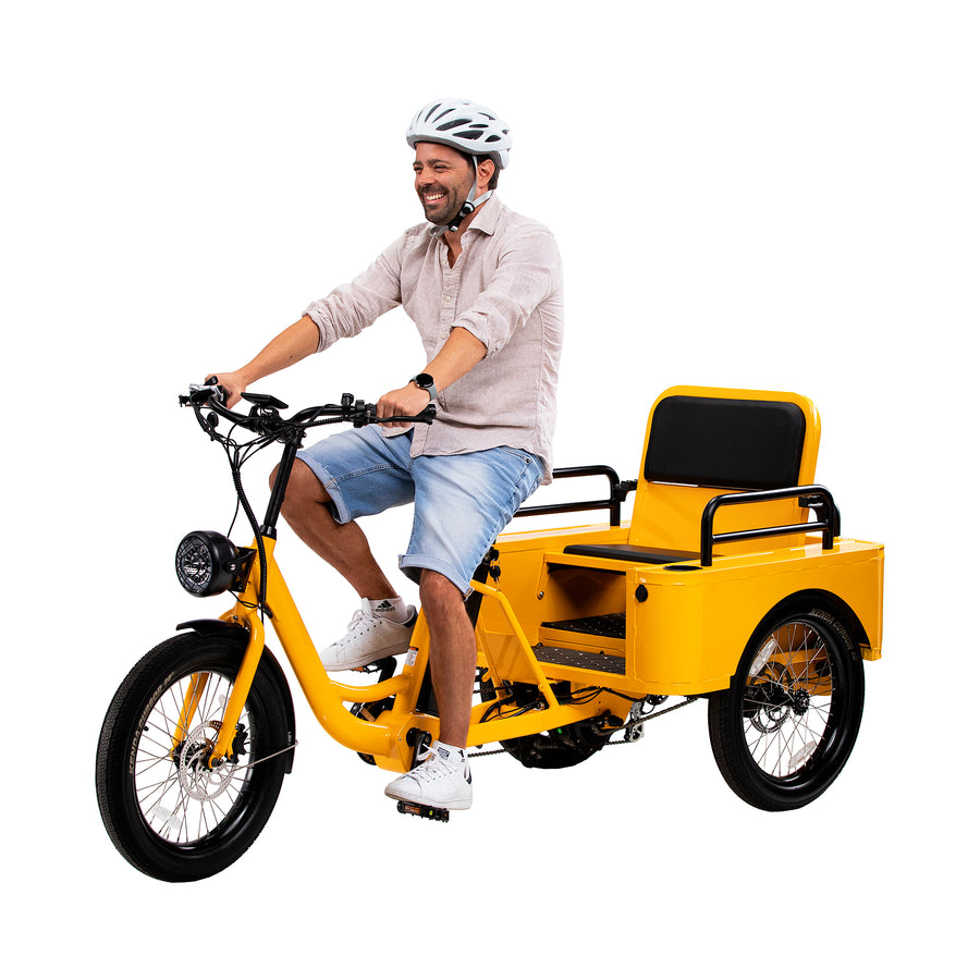 Oh Wow Cycles Conductor Plus Rickshaw Cargo Electric trike – E-Wheel ...