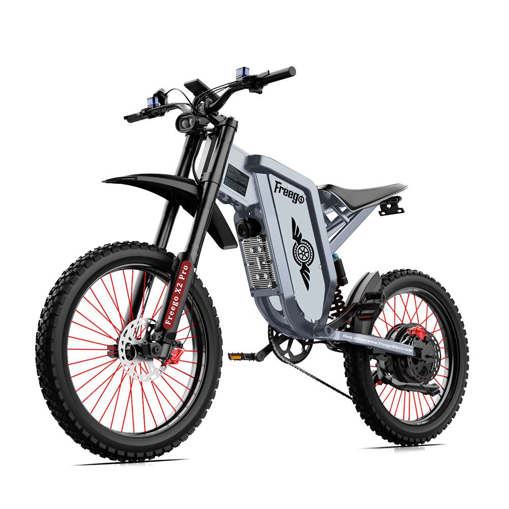 Freego X2 Pro All-Terrain Electric Mountain Motorcycle - 3000W Motor ...