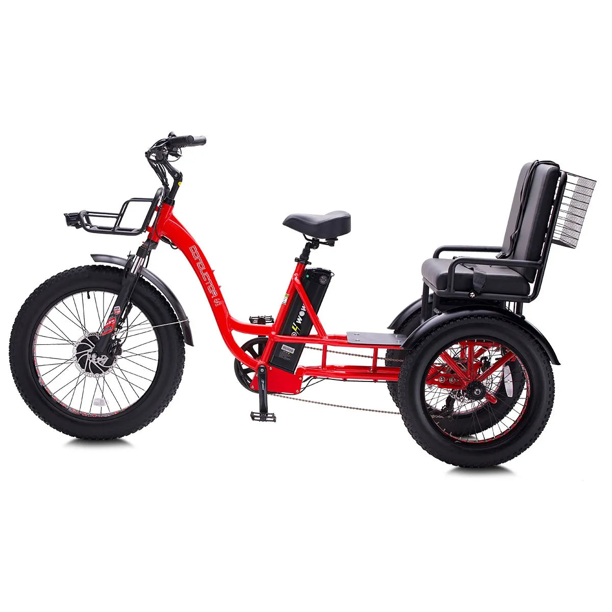 Oh Wow Cycles Conductor 4-2 Rickshaw Electric trike – E-Wheel Warehouse